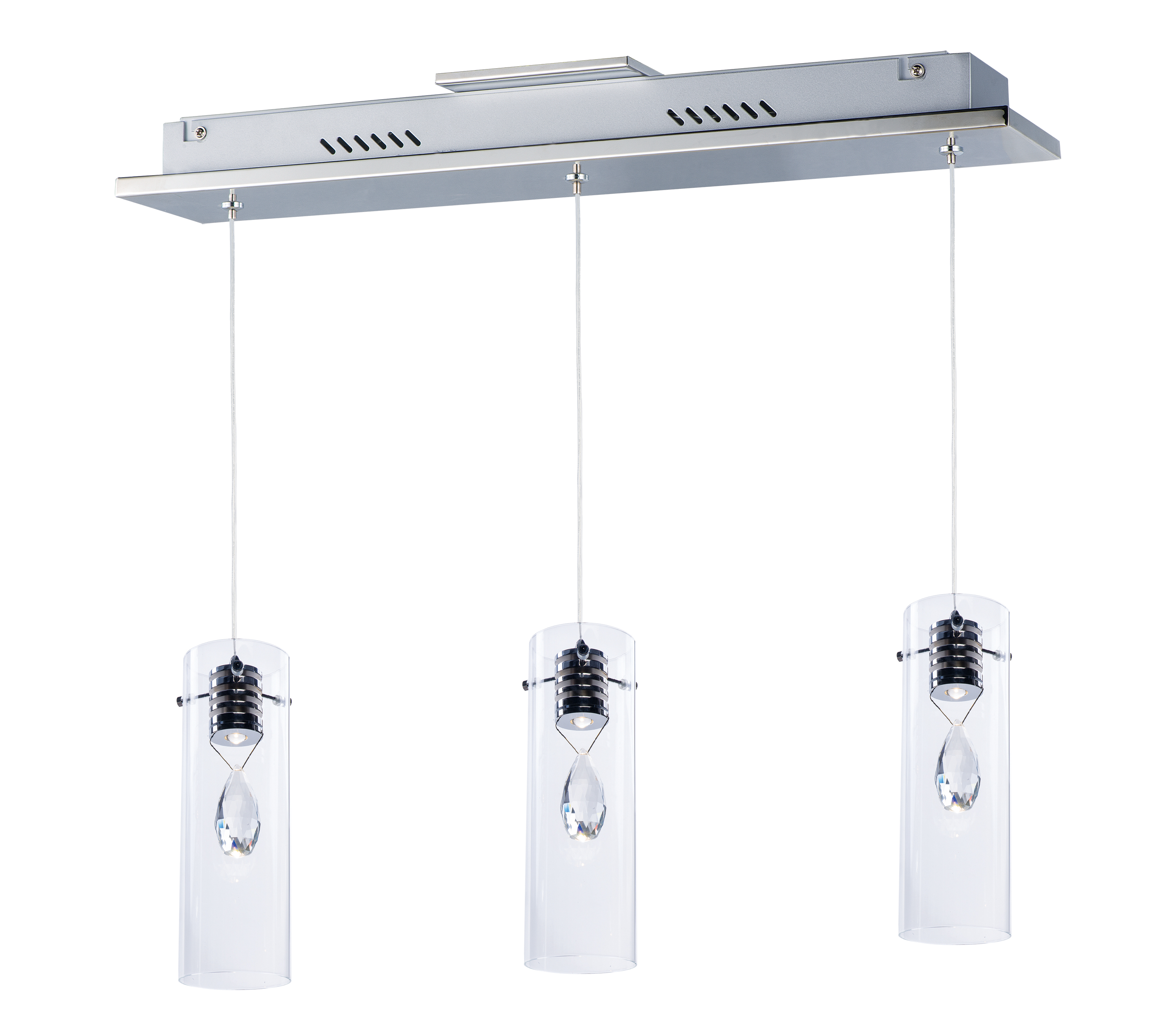 Solitaire 3-Light LED Pendant - Multi-Light Pendant - Maxim Lighting