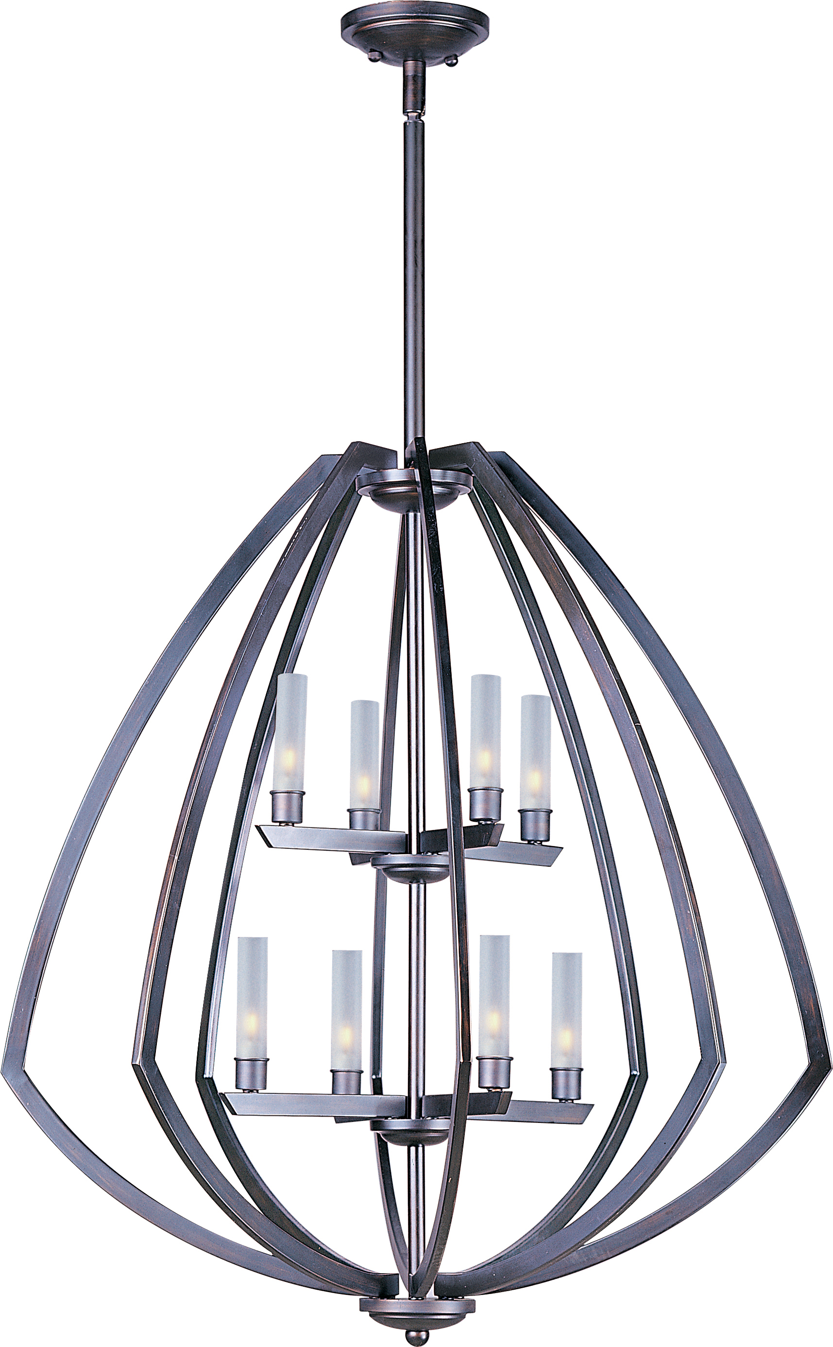 Vortex 8-Light Chandelier - Chandelier - Maxim Lighting