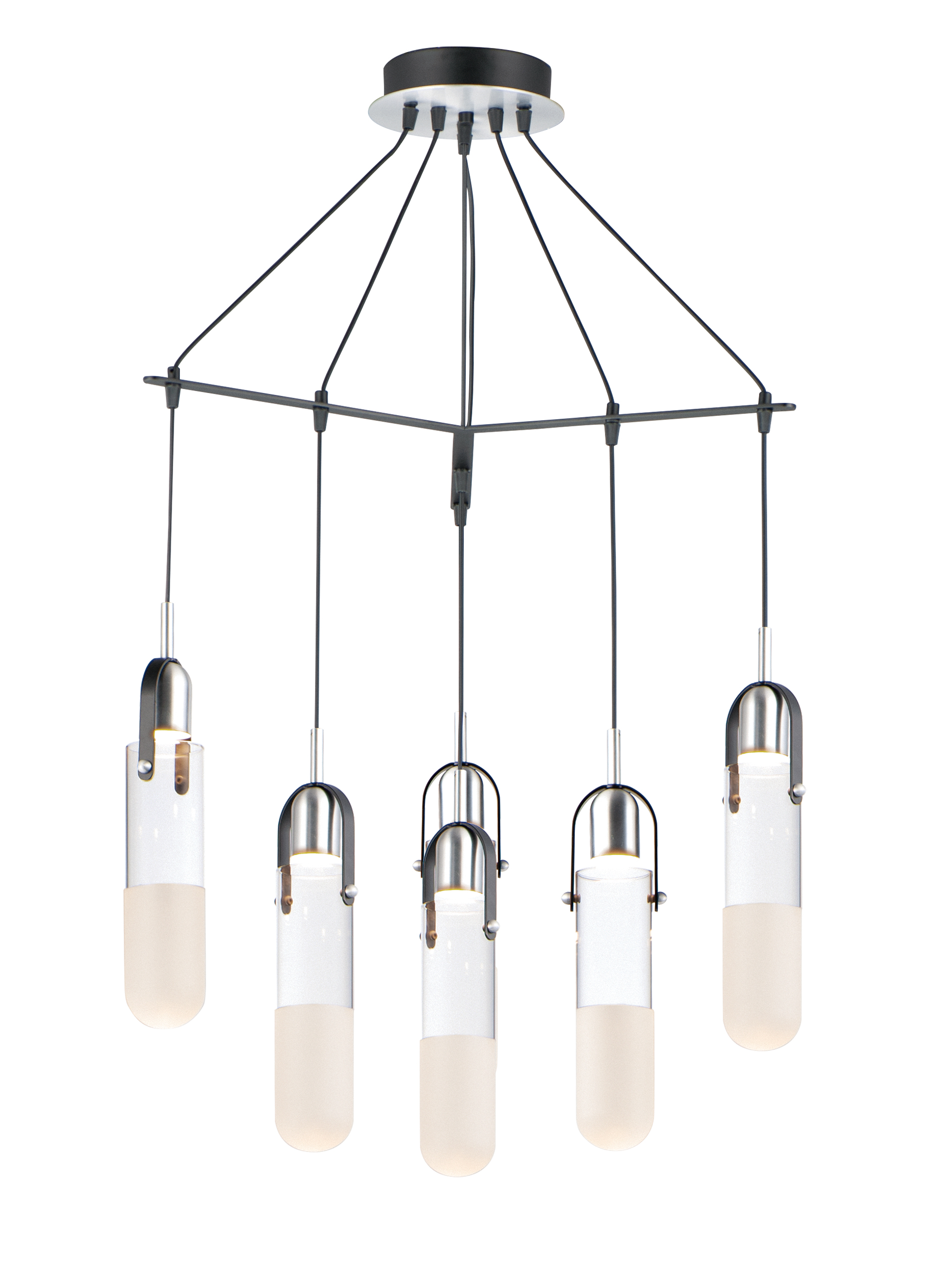 Capsule 6-Light Mini LED Pendant - Multi-Light Pendant - Maxim Lighting