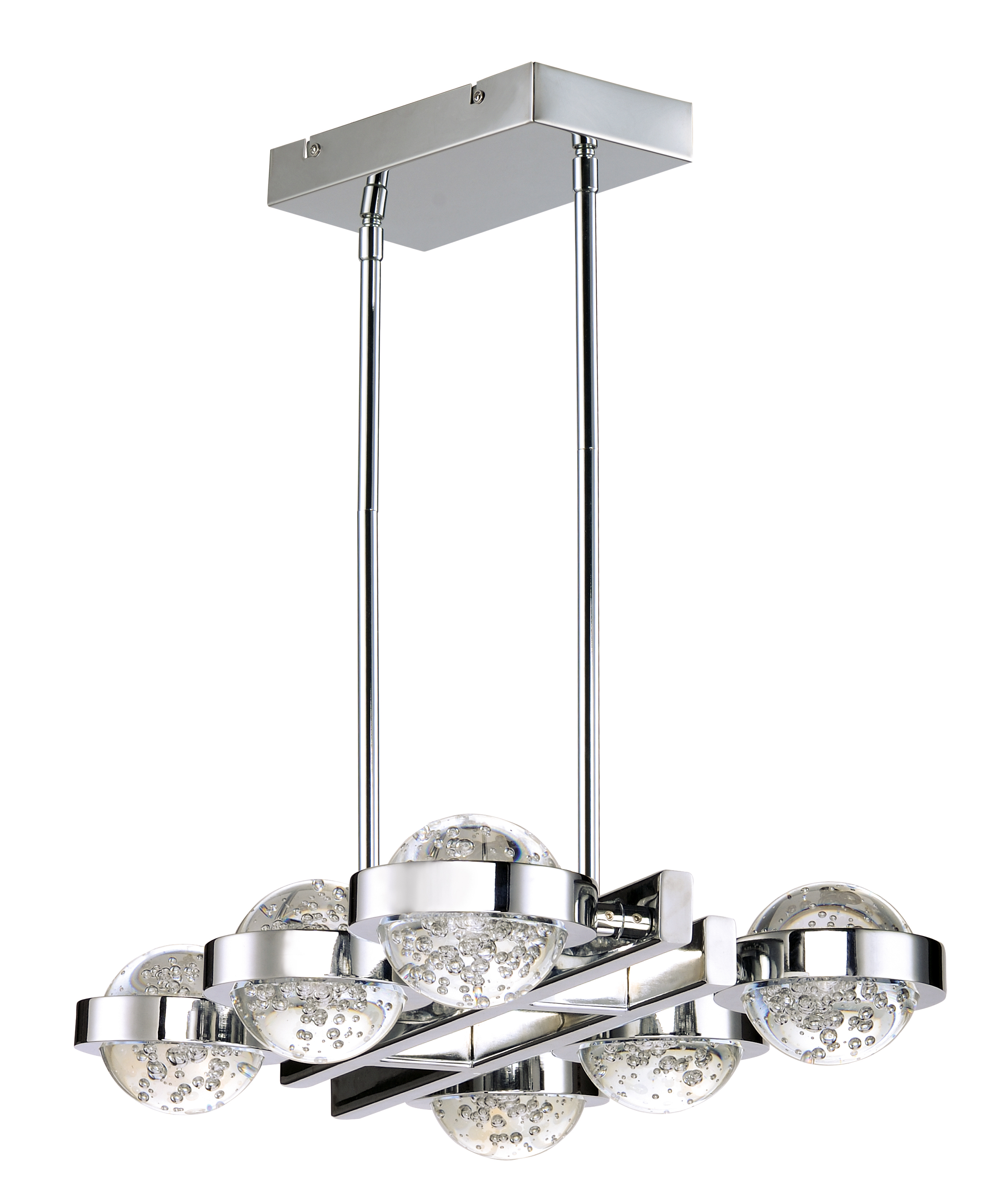 Cosmo 6-Light LED Pendant - Linear Pendant - Maxim Lighting