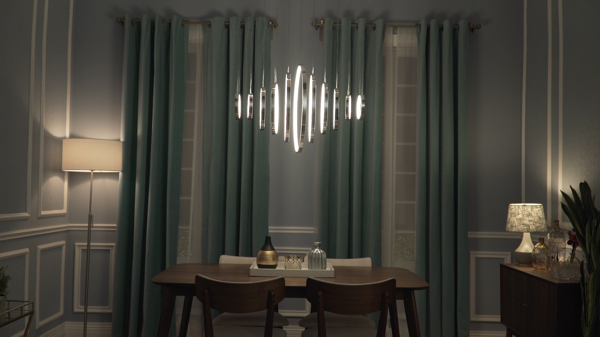 Hoops LED Pendant - Single Pendant - Maxim Lighting